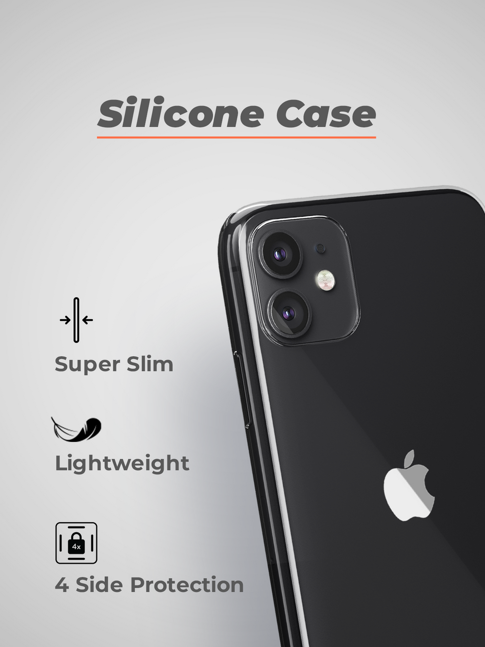 Buy Clear Silicone Cases & Covers | Coveritup
