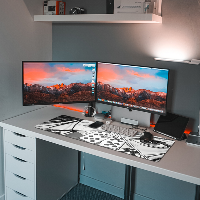 Buy Anime Eyes Manga Panel Desk Mat and Gaming Mouse Pad Online