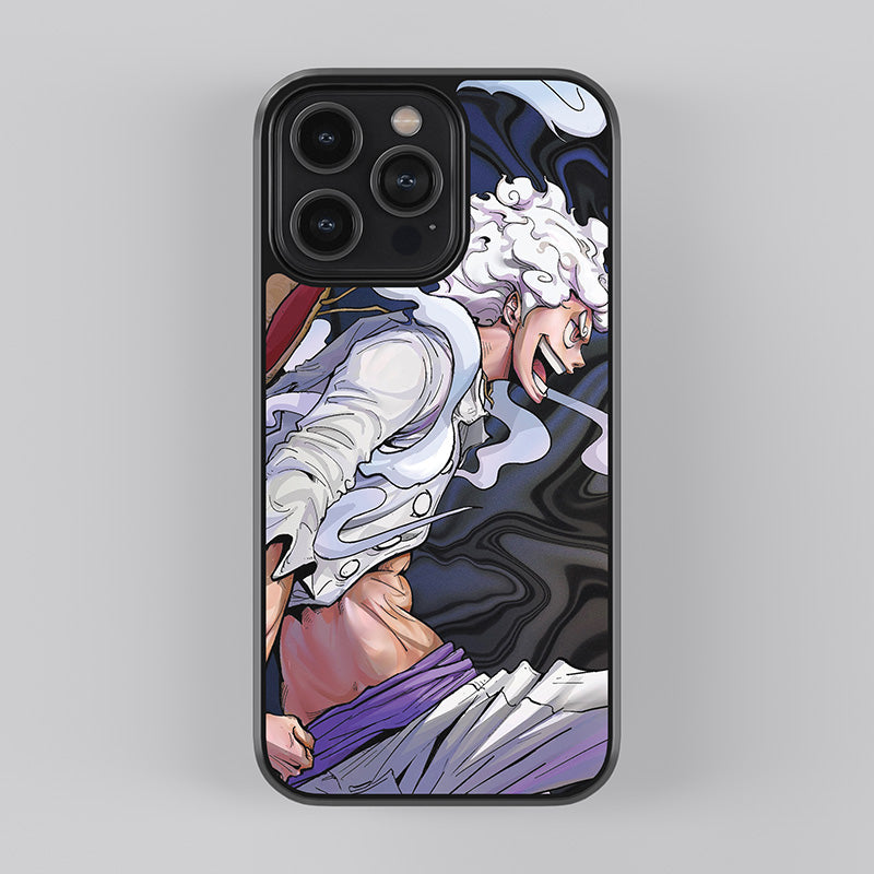 Powerful Luffy Glass Case