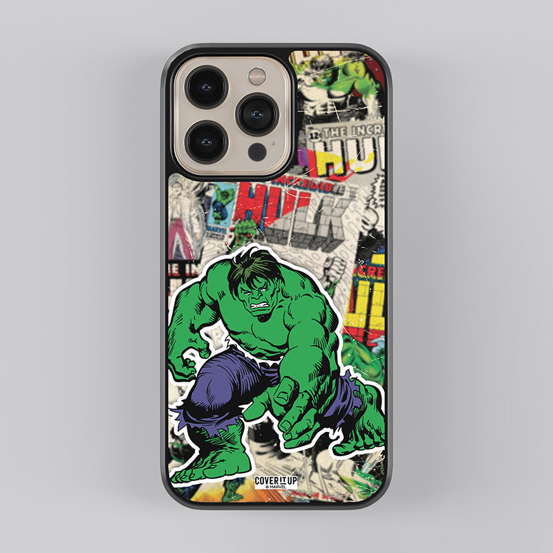 Buy Official Marvel Hulk Glass Case Mobile Cover | Cover It Up