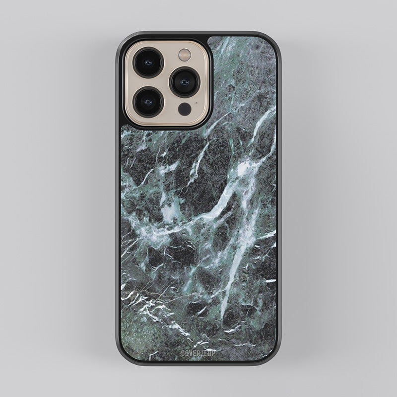 Dark Green Marble Glass Case