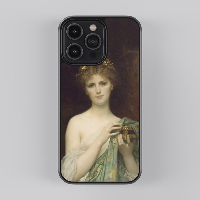 Pandora by Alexandre Cabnel, 1873 Glass Case