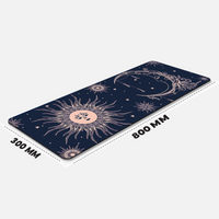 Buy Sun Moon Rising Desk Mat | Cover It Up