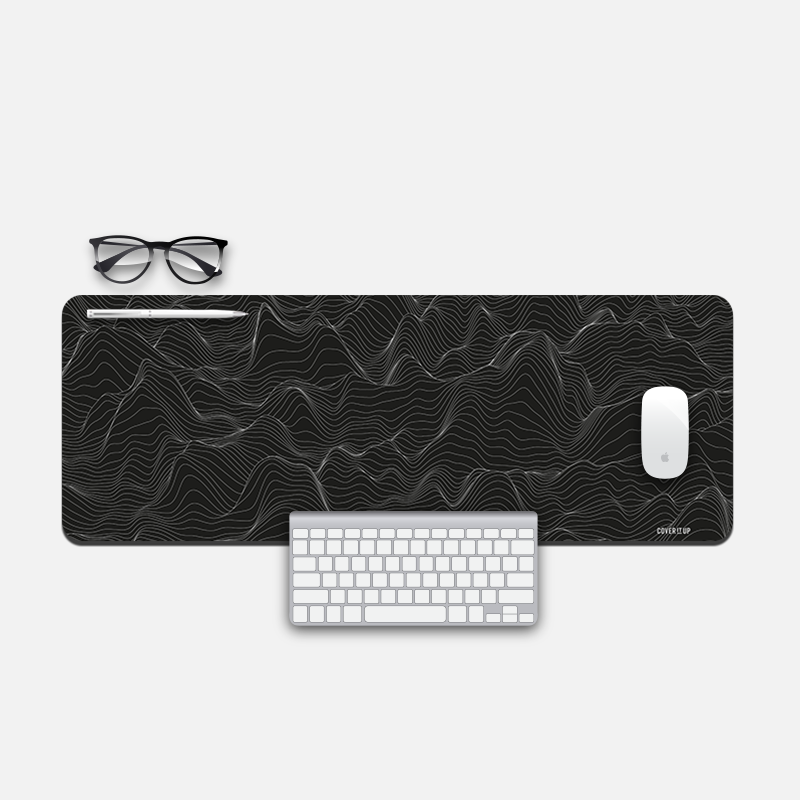 Topography Tremor Desk Mat and Gaming Mouse Pad