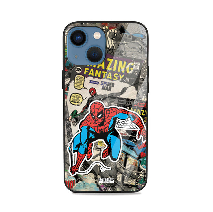Buy Official Marvel Vintage Spider-Man Glass Case Online